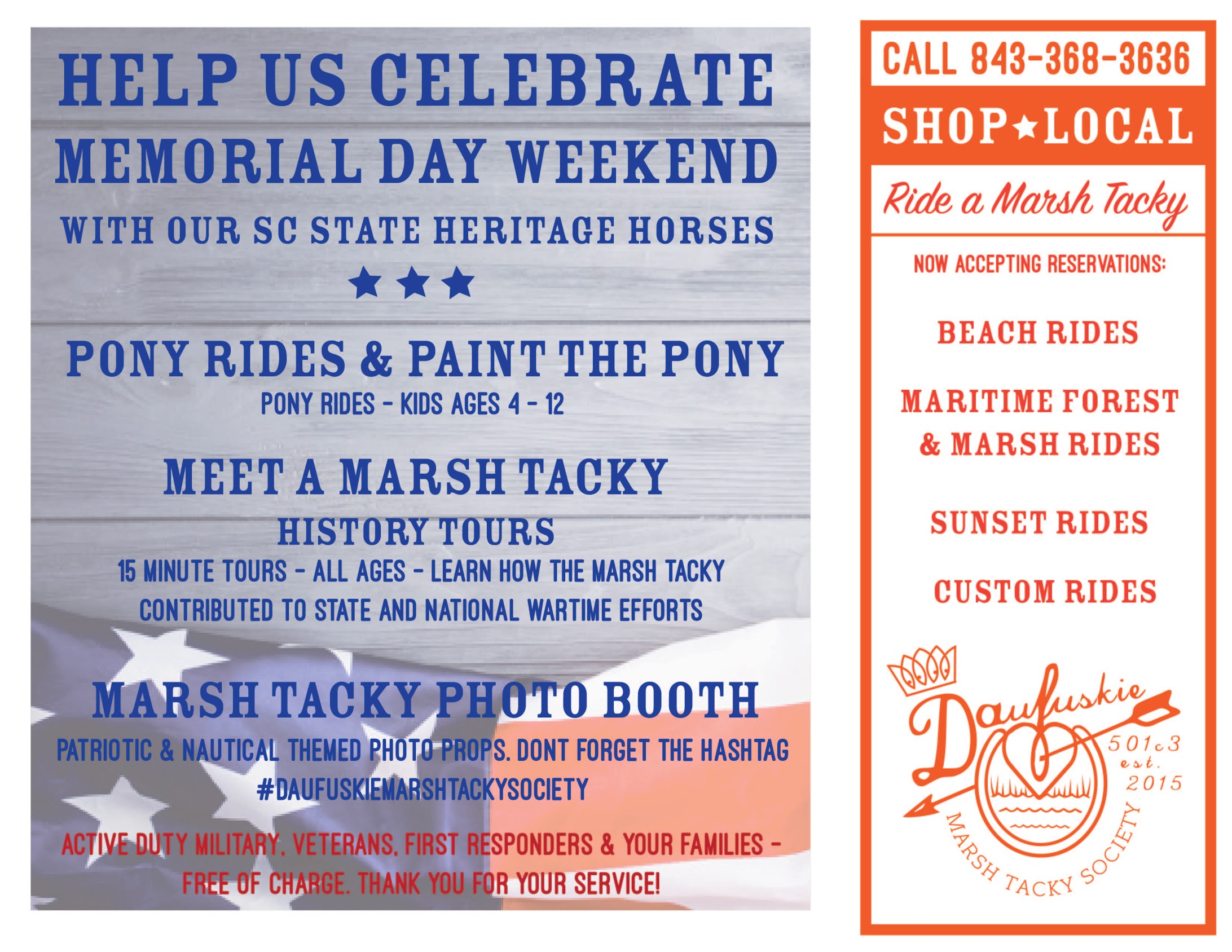 memorialdayweekend_flyer-01 – Daufuskie Marsh Tacky Society